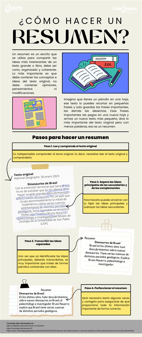 ¿cómo Hacer Un Resumen