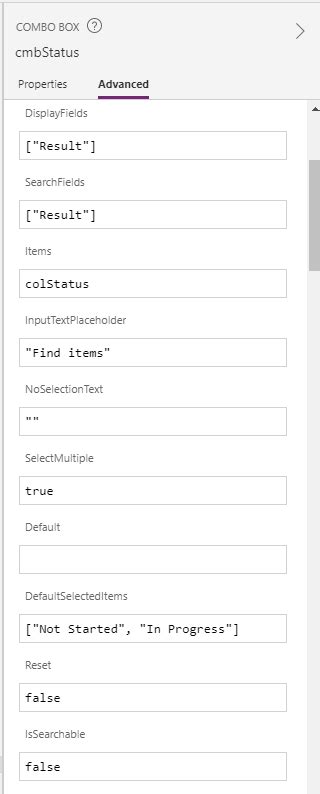 solved filtering gallery by comboboxes power platform community