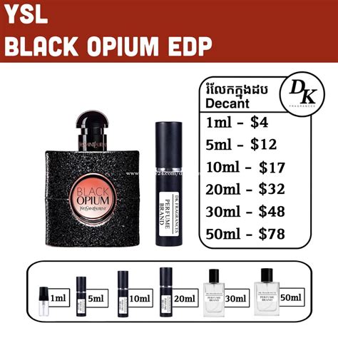 Ysl Black Opium Edp 90ml Full Box Women Original Perfume Price 115