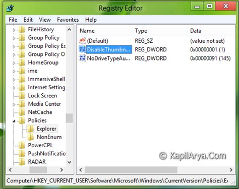 How To Disable Thumbnail Preview In Windows