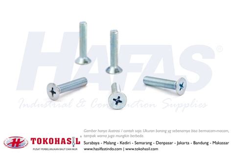 Jual Machine Screw Sekrup Baut Jf M6 X 40 Putih Jakarta Barat Pt Hasil Fastindo Tokopedia
