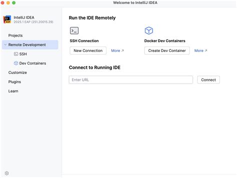 从 Intellij Idea 连接到远程服务器 Intellij Idea 文档
