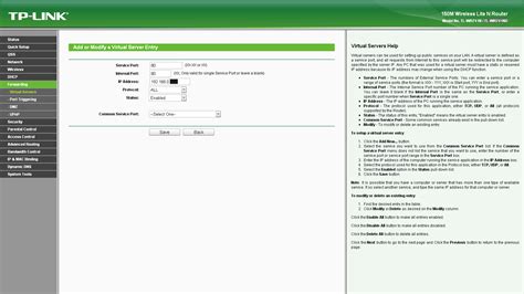 Windows Xp Port Forwarding Does Not Work Tp Link Tl Wr741nd Router