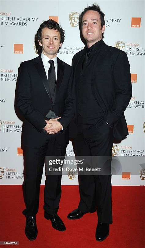 Actors Michael Sheen And Matthew Macfadyen Arrive At The Orange