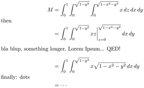 Align Proper Way Of Formatting Equation Strings Tex Latex Stack