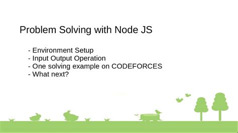 Codeforces Problem Solving Approach With Node Js With Io Techniques