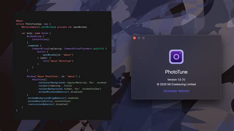 create a fully custom about window for a mac app in swiftui