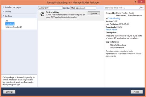 Solving The Set Startup Projects Bug In Visual Studio Passion For Coding