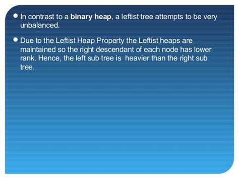 Leftist Heap