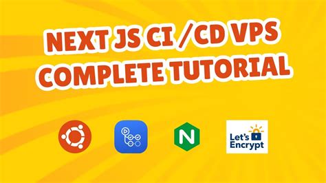 ci cd github actions deploy next js vps setup domain ssl certificate