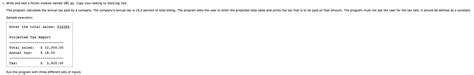 solved sample execution run the program with three