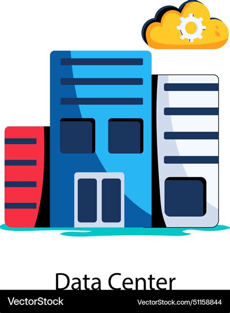 Data Center Royalty Free Vector Image Vectorstock
