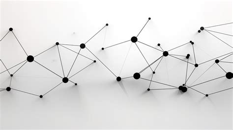 Premium Photo Abstract Polygon Connecting Dots And Lines Technology White Background Ai