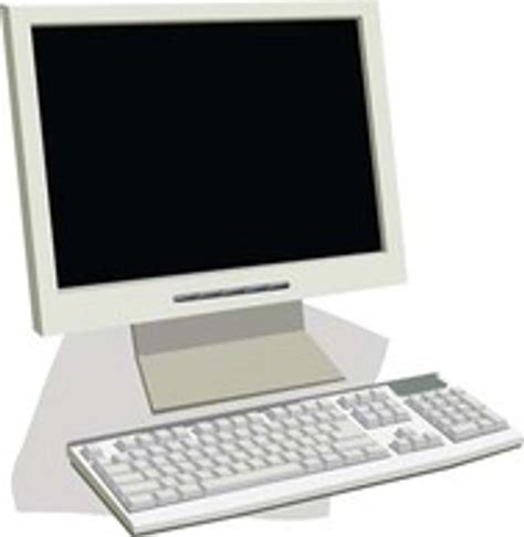 lcd monitor vector 14 free vector download freeimages