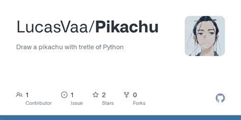 GitHub LucasVaa Pikachu Draw A Pikachu With Tretle Of Python