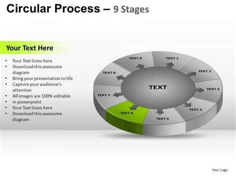 PowerPoint Slidelayout Success Circular Process Ppt Layout