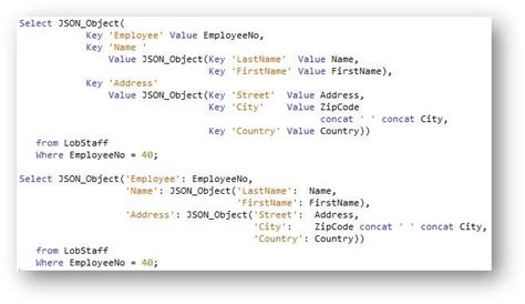 Sql Json Publishing Functions Ibm Developer
