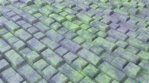 오래된 회색 녹색 보라색 큐브 기하학적 설치와 추상적 인 배경 둥근 가장자리가있는 기하학적 벽돌 문서 보고서 및 프레젠테이션을