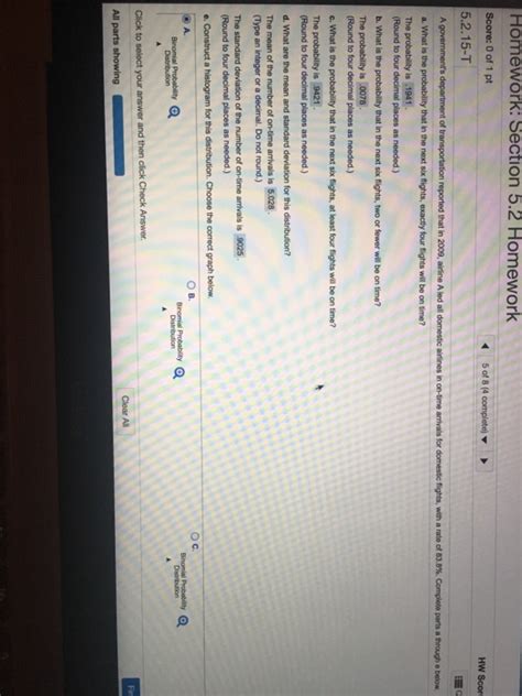 Solved Homework Section 5 2 Homework Hw Score 5 2 15 T