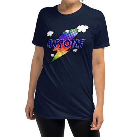 Ausome Spectrum Bolt Shirt Autism Shirt Neurodiversity Etsy