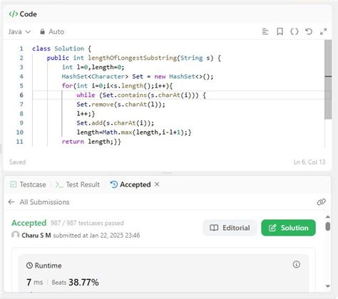 100daysofprogrammingchallenge Leetcode Java Charu S M