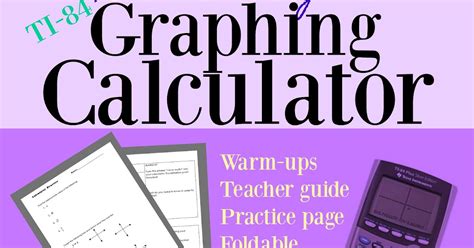 Graphing Calculators Introduction To The TI