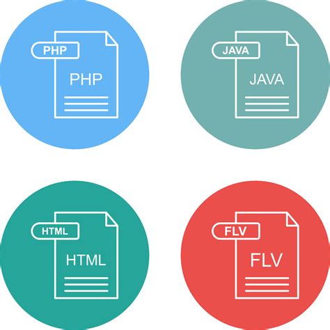 PHP And Java Icon Vector Art At Vecteezy