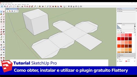 Tutorial Sketchup Pro Como Utilizar O Plugin Gratuito Flattery Para O Sketchup Pro Youtube
