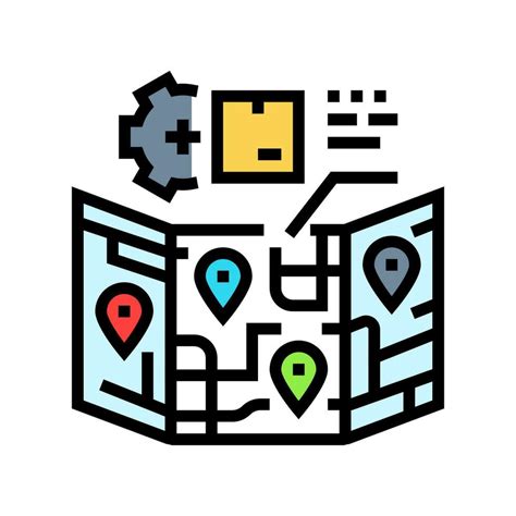 Shipping Coordination Logistic Manager Color Icon Vector Illustration 33063665 Vector Art At