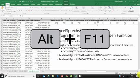 Excelsprechstunde Video14 Funktionen Mit Vba Programmieren Youtube
