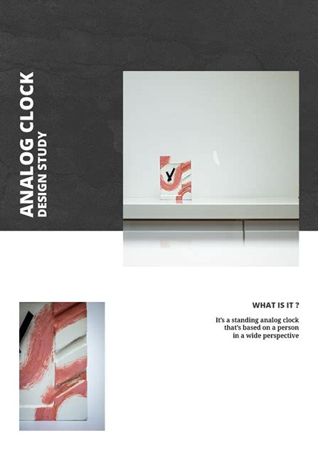 analog clock on behance