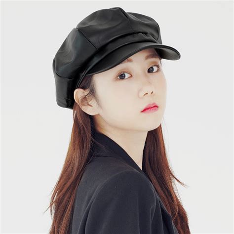 비건레더 헌팅캡 겨울 카페모자 팔각모 에이블리