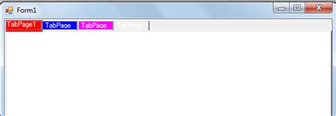 Vb Net How Do I Change The Color Of Each Tab Stack Overflow