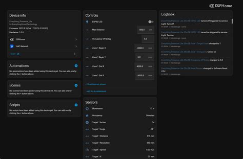Home Assistant Entities Everything Presence Lite