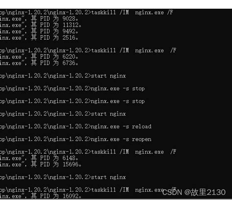 windows中使用nginx部署网站 windows nginx 发布一个自己写的网页 csdn博客