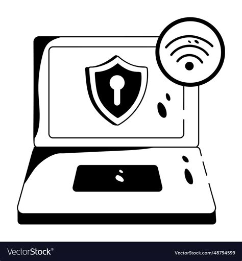Internet Security Royalty Free Vector Image Vectorstock