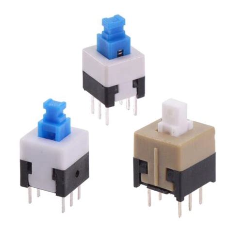 Switch Electronics Dpdt Pcb Push Button Switch Multiple Sizes India Ubuy