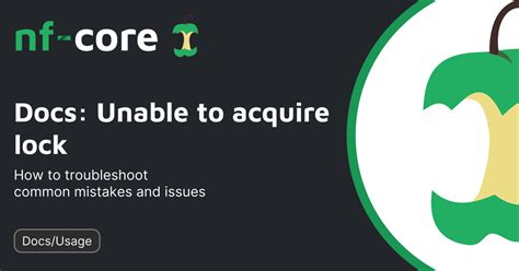 Docs Unable To Acquire Lock