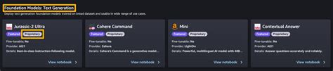 Use Proprietary Foundation Models From Amazon SageMaker JumpStart In Amazon SageMaker Studio