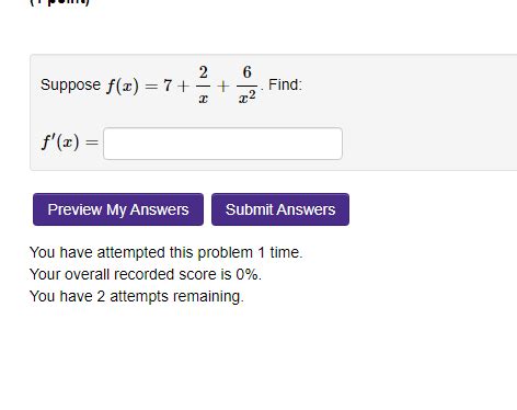 Solved Suppose F X 7 X2 X26 Find F X You Have Chegg Com