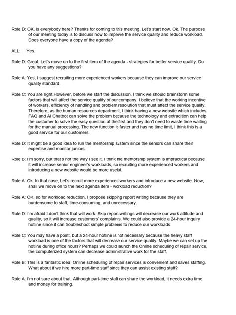 Meeting Script Pdf Economies Cognitive Science