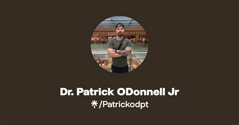 Dr Patrick Odonnell Jr Instagram Tiktok Linktree