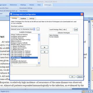 Add In Configuration Panel The Configuration Panel Allows A User To Download Scientific