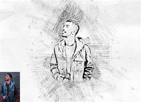 Ultra Sketch Effect Photoshop Action Filtergrade