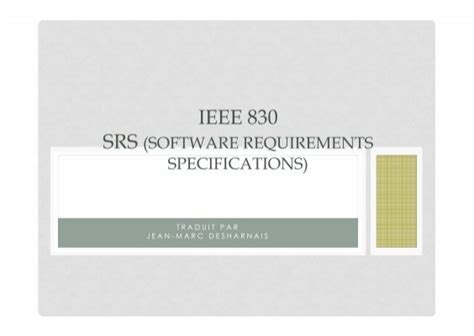 Ieee 830 Pdf