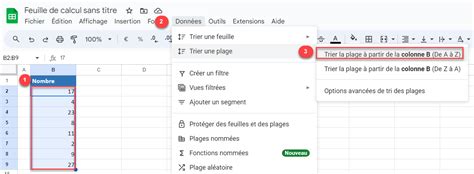 Comment Trier par Nombre Dans Excel et Google Sheets - Automate Excel