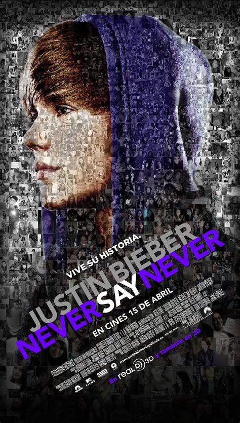 Justin Bieber Never Say Never 4 Of 4 Mega Sized Movie Poster Image