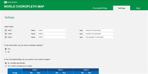 World Choropleth Map Excel Template Data Visualization Tool For
