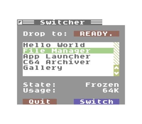 Fast App Switching C OS