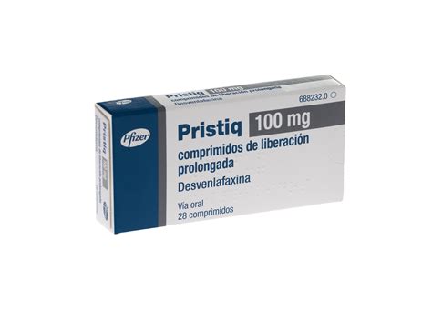 Pristiq 100 Mg 28 Comprimidos Liberacion Prolongada Farmacéuticos